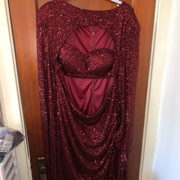 Fashion Nova | Dresses | Sexy Plus Size Sequin Mini Dress Fashion Nova Curve | Poshmark